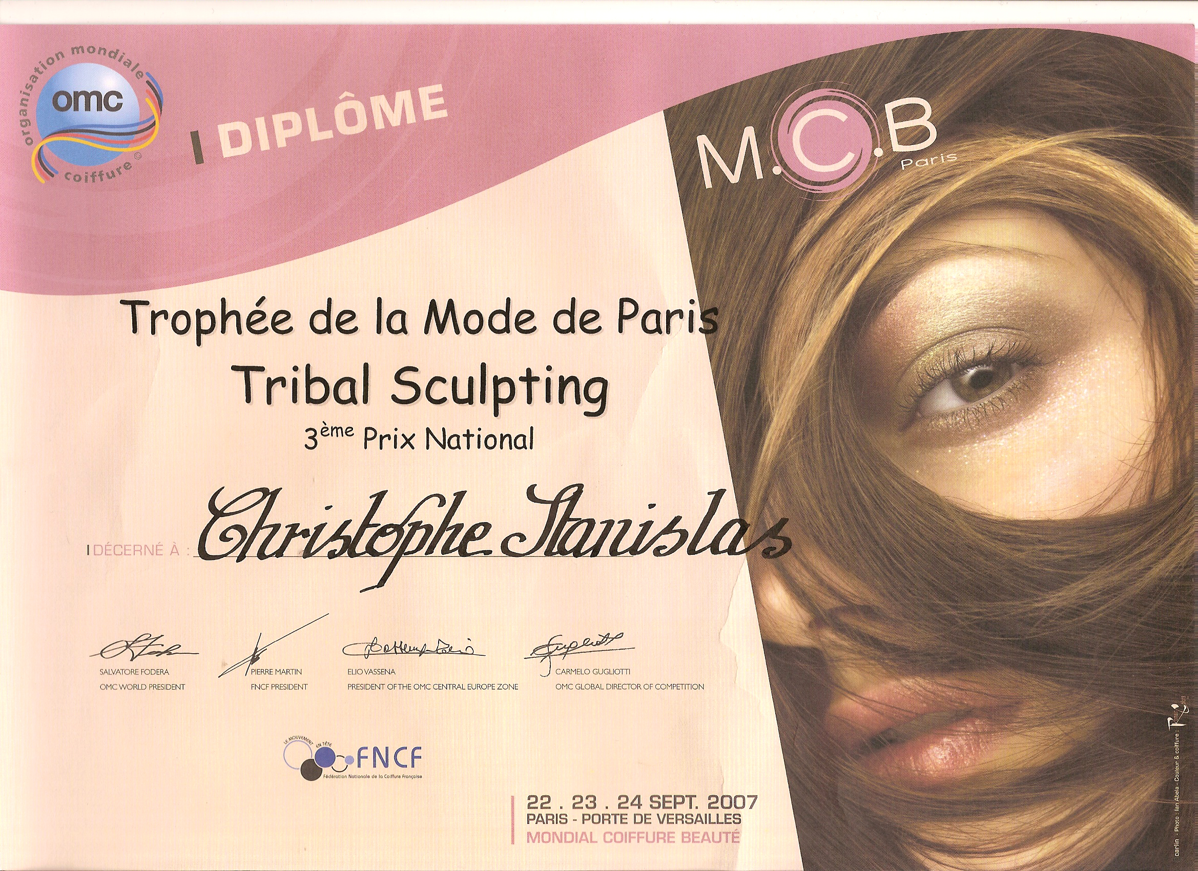 Coupe personnalisée, sublimation des cheveux - Christophe Stanislas